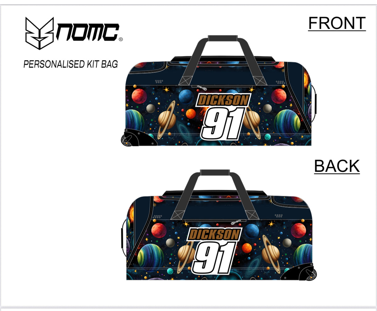 PERSONALISED LARGE KIT BAG – Ninety One Moto
